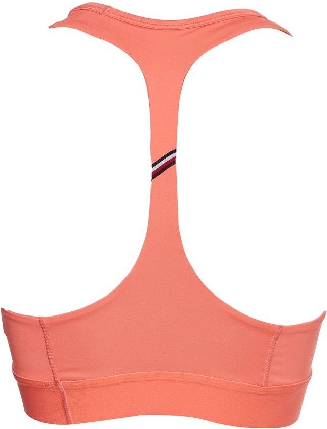 TOMMY HILFIGER DAMSKI STANIK BIUSTONOSZ MID INTENSITY GRAPHIC RACER BRA CORAL S10S100970 XKL ...