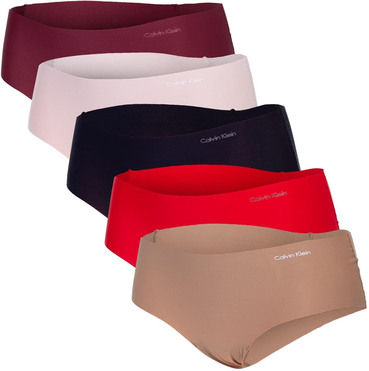 CALVIN KLEIN HIPSTERY DAMSKIE MAJTKI HIPSTER 5PK WIELOKOLOROWE 000QD5148E HW1 Rozmiar: S - Ceny ...