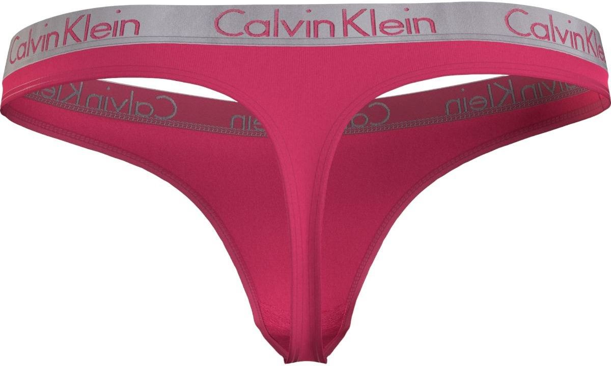 CALVIN KLEIN STRINGI DAMSKIE MAJTKI THONG 1P KORALOWE 000QD3539E XCO ...