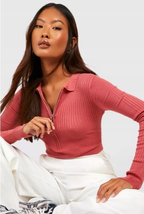 Boohoo Body Damskie Różowe Dopasowane 38 M Aaa - Ceny i opinie - Ceneo.pl