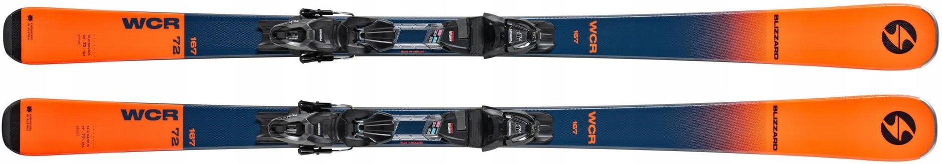 Narty Blizzard Wcr 72 Woodcore +Wiązania 167 Orange 23/24 - Ceny i ...