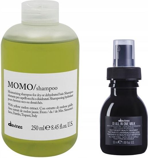 Davines Momo Szampon 250Ml Oi Oil Mleczko 50Ml - opinie i ceny na Ceneo.pl