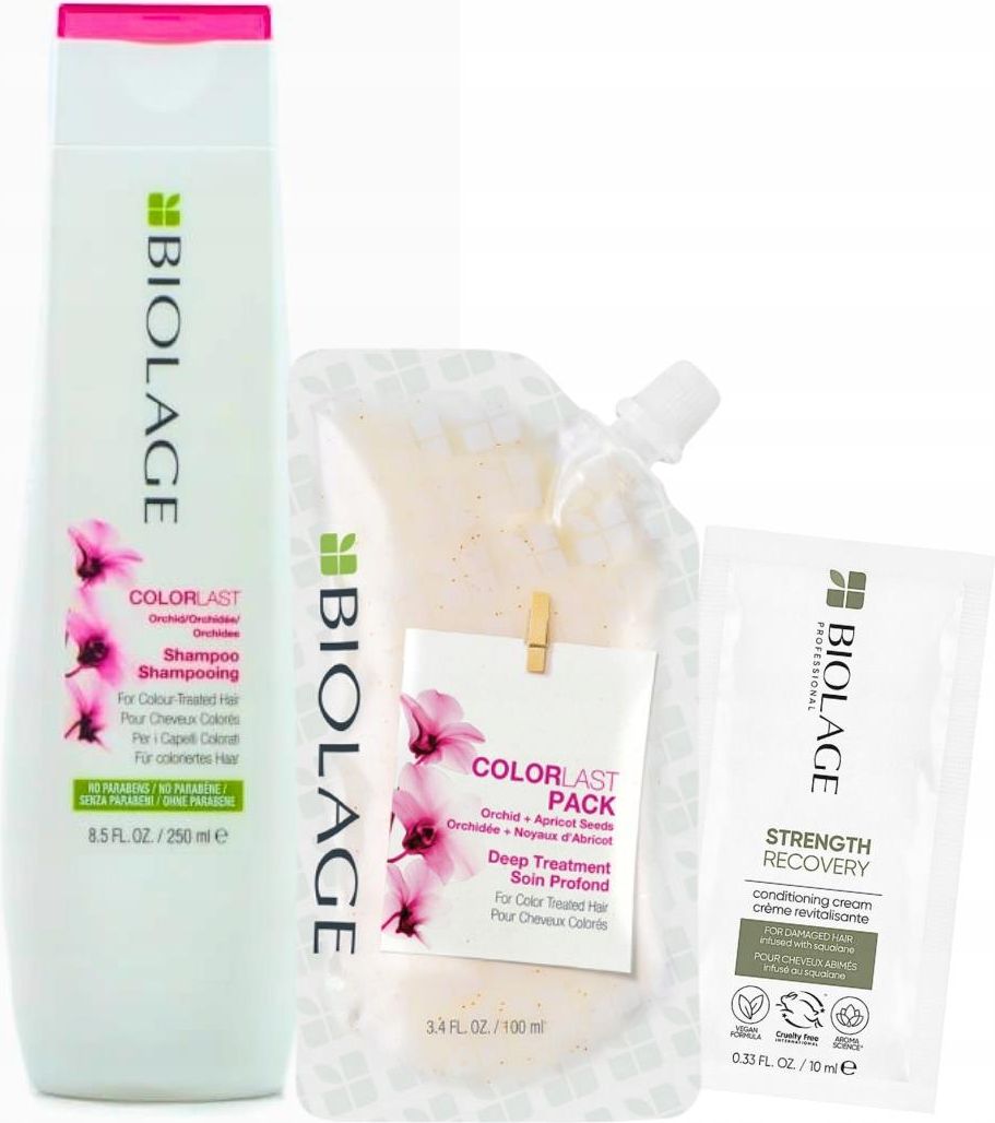 Biolage Zestaw Color Last Maska 100Ml Szampon Do Włosów Farbowanych ...