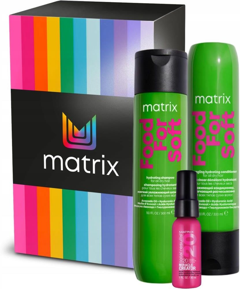 Matrix Zestaw Prezentowy Food For Soft Szampon Do Włosów Odżywka ...