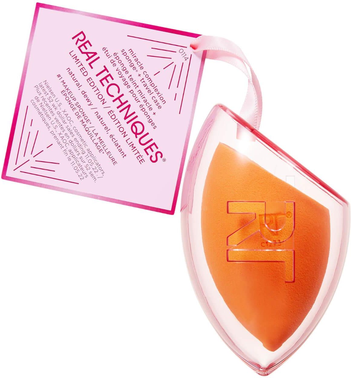 Real Techniques Miracle Complexion Sponge And Case Ornament Set ...