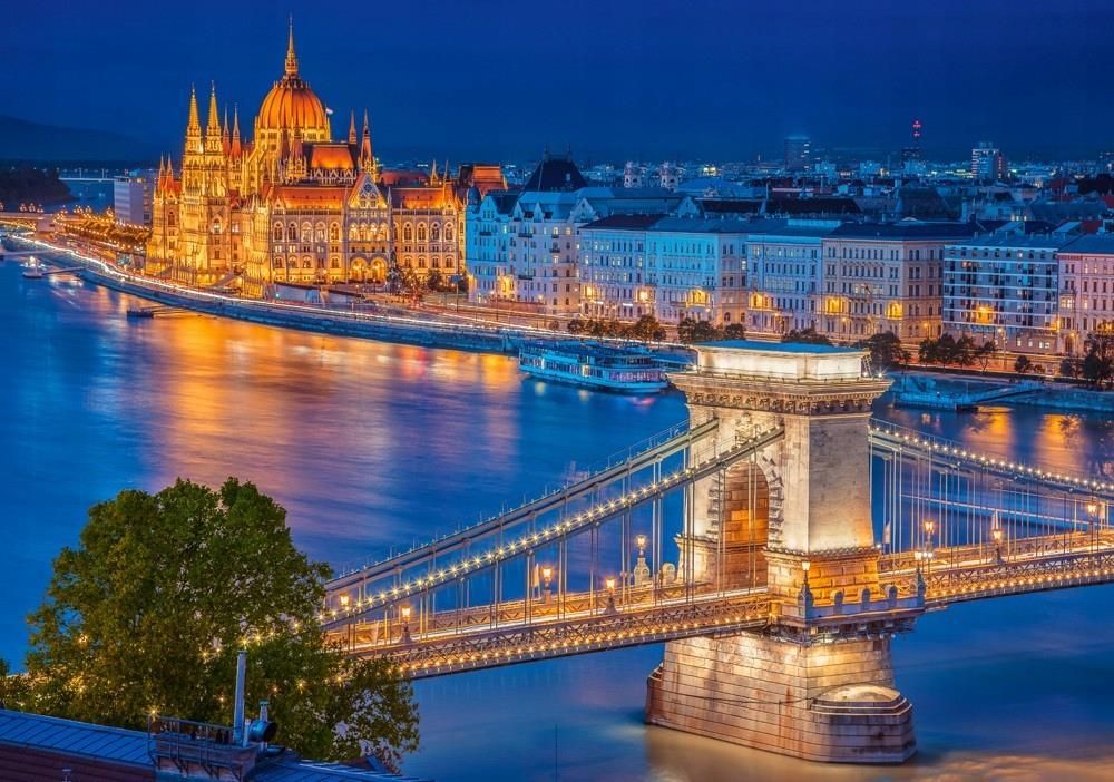 Kalpol Puzzle 500El. Budapest By Night B-53940 - Ceny i opinie - Ceneo.pl