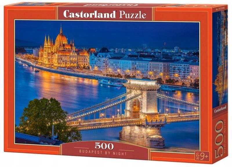 Kalpol Puzzle 500El. Budapest By Night B-53940 - Ceny i opinie - Ceneo.pl