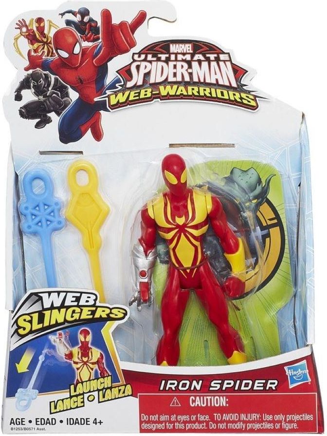 Hasbro Marvel Ultimate Iron Spider Web Warriors Web Slingers Iron ...