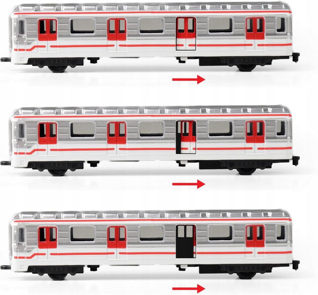 Rappa Metalowe Metro Czeskie Tramwaj Pociąg 16Cm - Ceny i opinie - Ceneo.pl