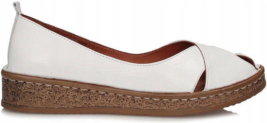 Półbuty Toscanio w kolorze białym Bm 1033 39 - Ceny i opinie - Ceneo.pl