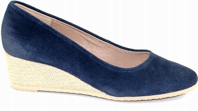 Ryłko Relax czółenka koturn skóra welur granat r38 - Ceny i opinie ...