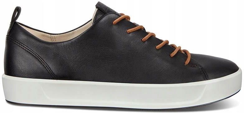 ECCO SOFT 8 Półbuty damskie czarne skórzane 35 - Ceny i opinie - Ceneo.pl