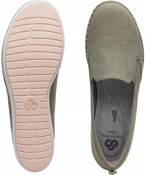 Baleriny trampki płótno Clarks Step Glow Slip 35,5 - Ceny i opinie ...