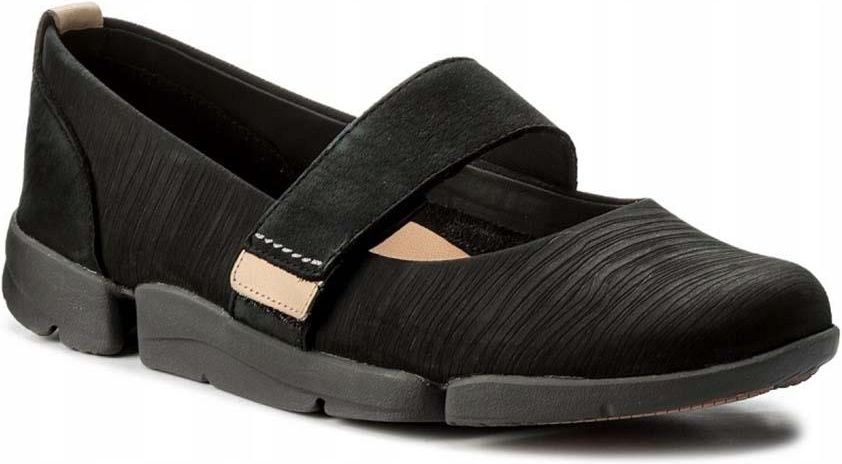 Półbuty Clarks Tri Carrie czarne skórzane 35,5 - Ceny i opinie - Ceneo.pl