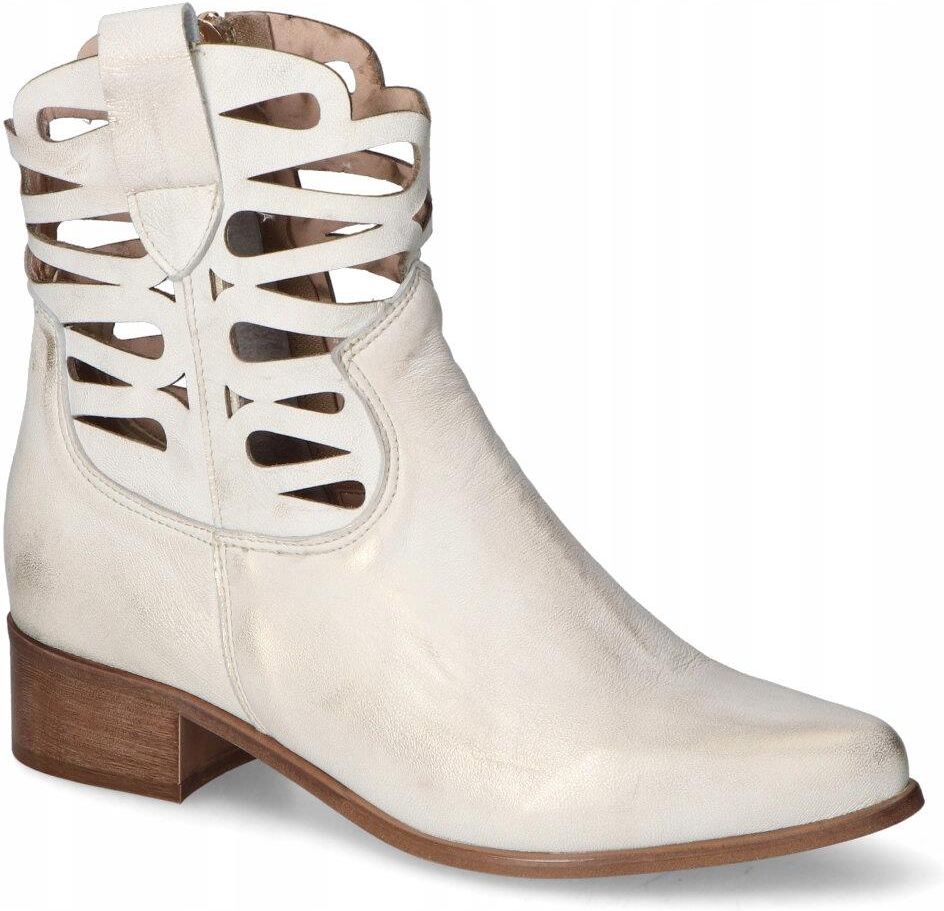 Botki Lewski 3329/JIMMY Złote przecierane 40 - Ceny i opinie - Ceneo.pl