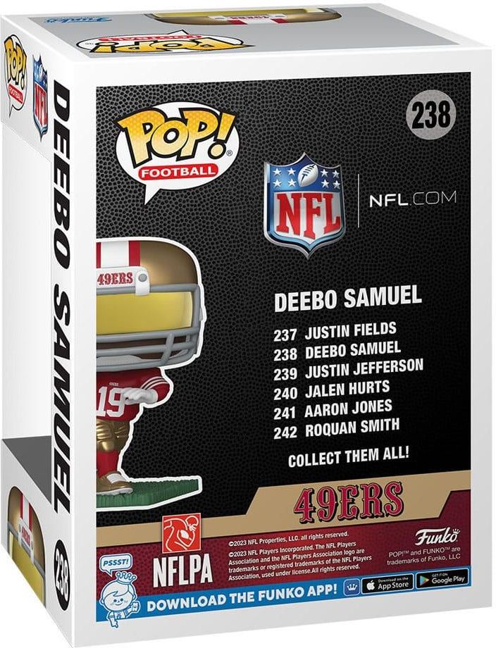Funko Nfl Pop Football Vinyl Figure 49Ers Deebo Samuel 9Cm Nr 238 ...
