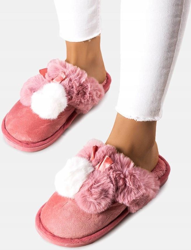 Różowe kapcie ocieplane futerko damskie YF-35 39 - Ceny i opinie - Ceneo.pl