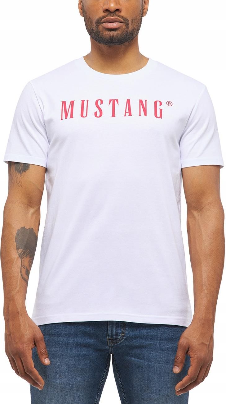 T-shirt Mustang Alex C Logo Tee - Ceny i opinie - Ceneo.pl