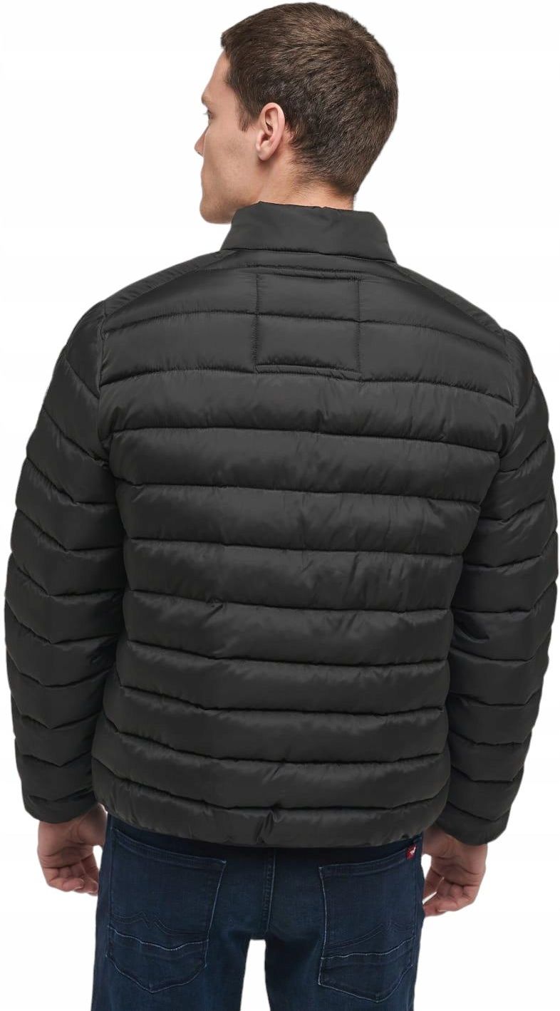 Mustang kurtka męska jesienna Daniel Light Padded pikowana czarna r. XL ...