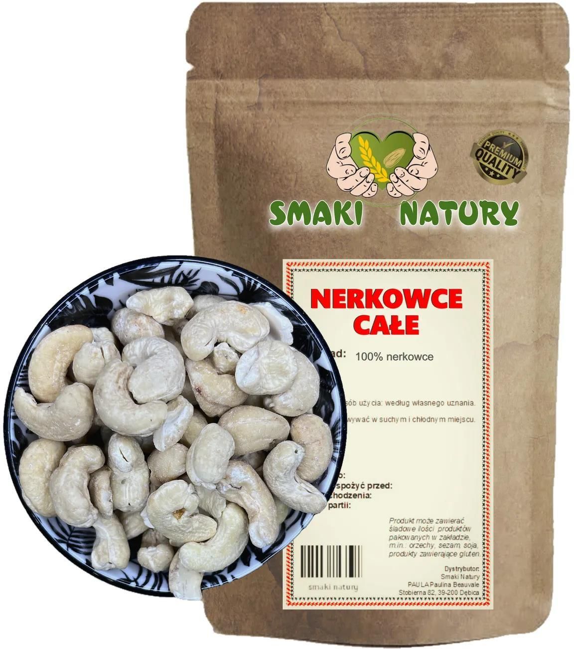 Smakinatury Orzechy Nerkowca Całe 200g Jakość Premium Nanercz - Ceny i opinie - Ceneo.pl