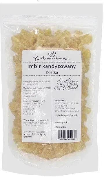 Kuchnia Zdrowia Imbir Kandyzowany Kostka 250g - Ceny i opinie - Ceneo.pl