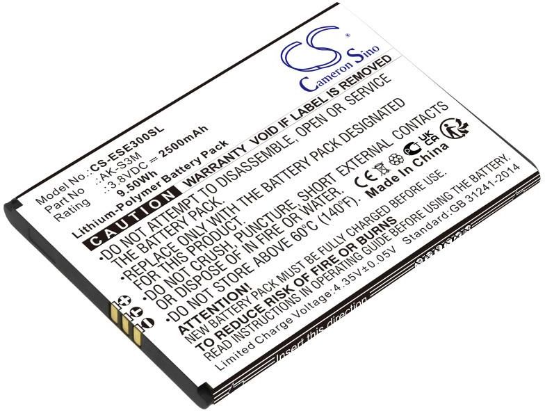 Bateria Cameron Sino Emporia Supereasy / Ak S3M 2500Mah 9.50Wh Li Polymer 3.8V (CSESE300SL ...