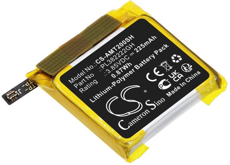 Cameron Sino Amazfit Pop / Pl382222Gh 225Mah 0.87Wh Li Polymer 3.85V ...