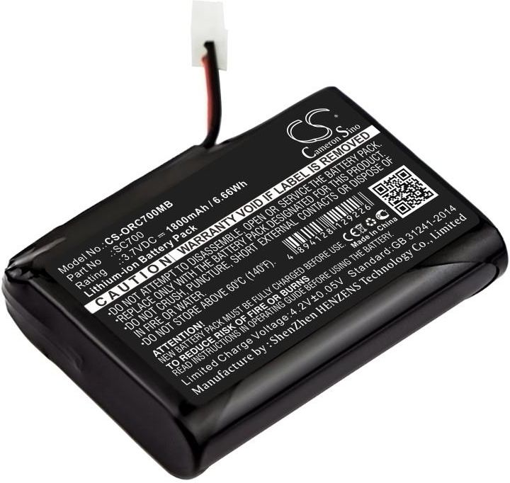 Cameron Sino Oricom Secure 700 / SC700 1800mAh 6.66Wh Li-Ion 3.7V ...