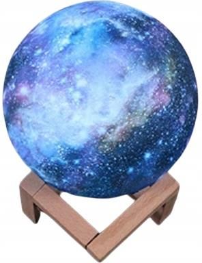 Księżycowa Lampka Nocna Wielokolorowa 3D Galaxy Moon Rgb Pilot - Ceny i opinie - Ceneo.pl