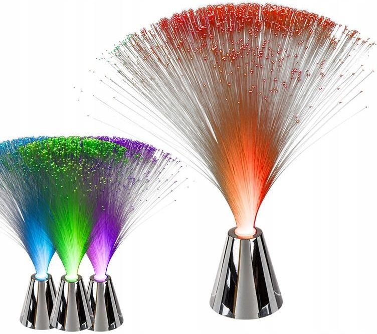 Lampa Światłowodowa Multicolor Na Biurko Nocna Led - Opinie i ...