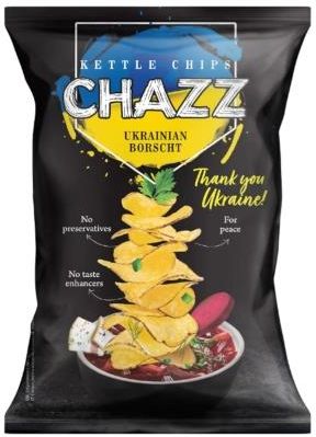 Chazz Chipsy Ziemniaczane O Smaku Barszczu Ukraińskiego 90g - Ceny i ...