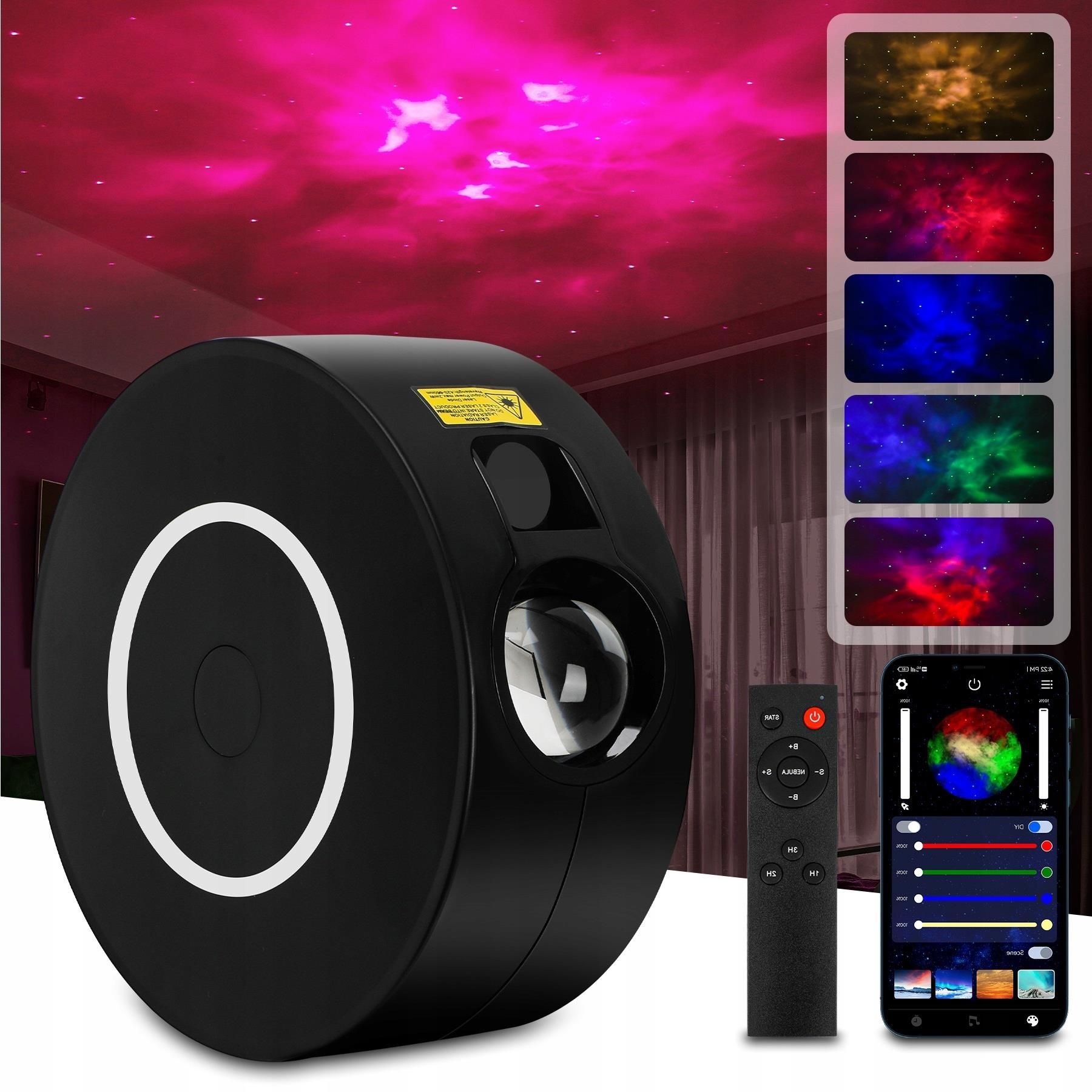 Projektor Gwiazd Galaxy Star Led Lampka Nocna Rzutnik Pilot - Opinie i ...