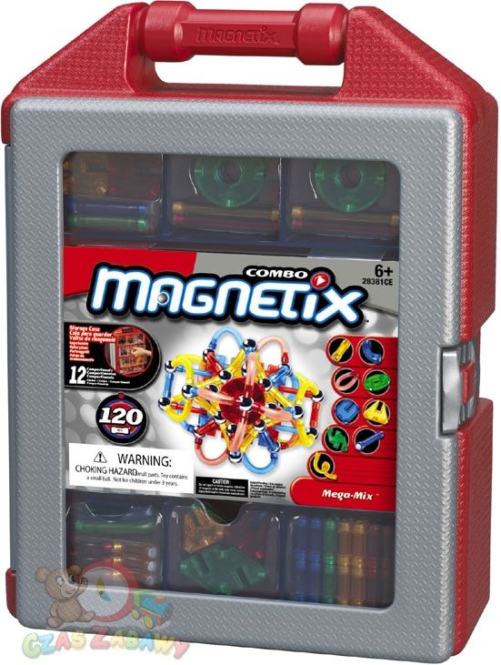 Mega Bloks Magnetix 120el. W Skrzyneczce 28381 - ceny i opinie - Ceneo.pl