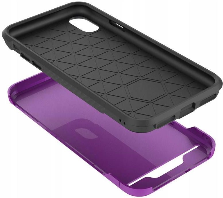 Zizo Star Diamond Hybrid Cover Etui Iphone X Purple Black - Etui na ...