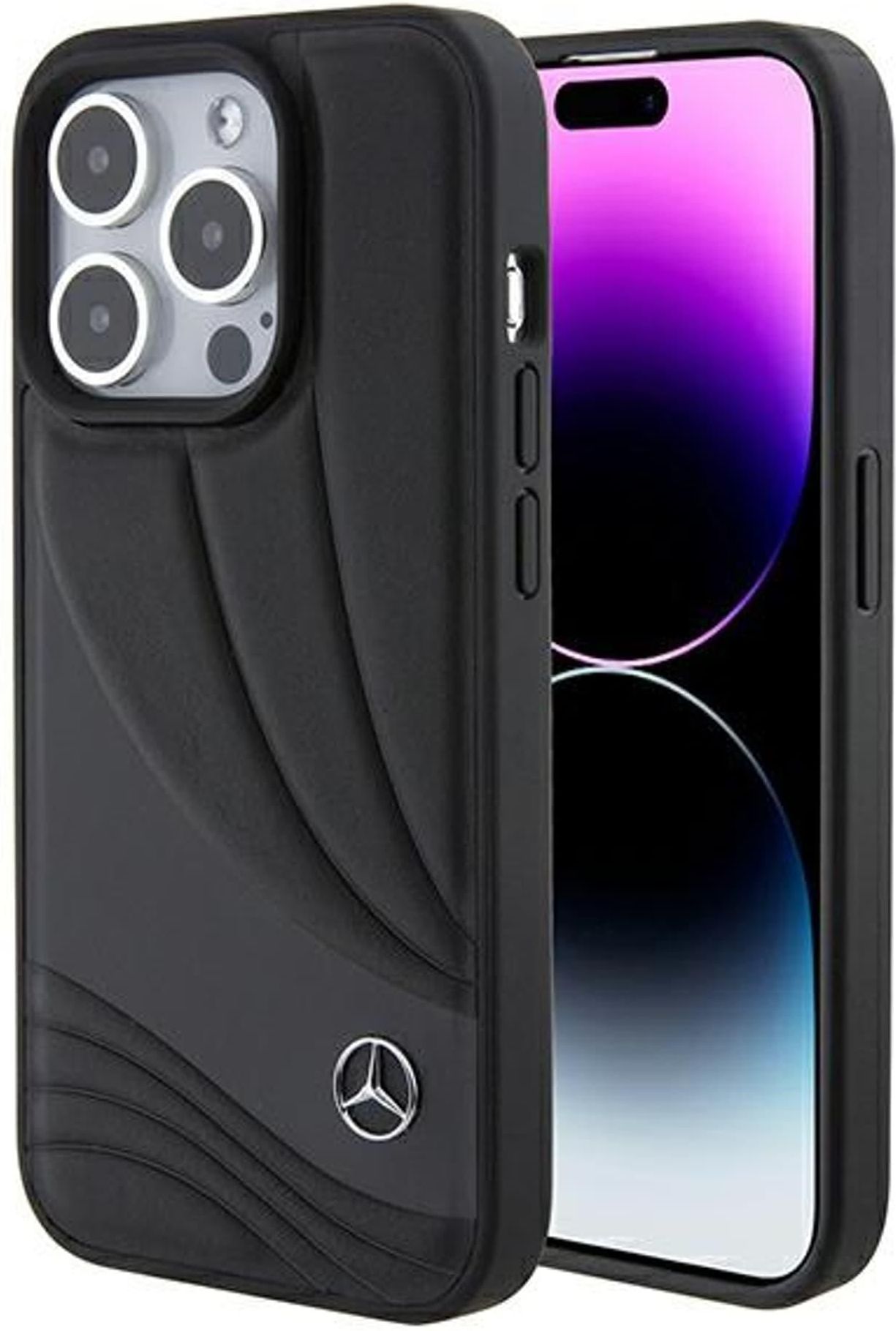 Mercedes Mehcp15L8Rolk Iphone 15 Pro 6.1 Czarny/Black Hardcase Leather ...