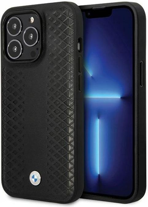 Bmw Leather Diamond Pattern Etui Iphone 14 Pro Czarny - Etui na telefon ...