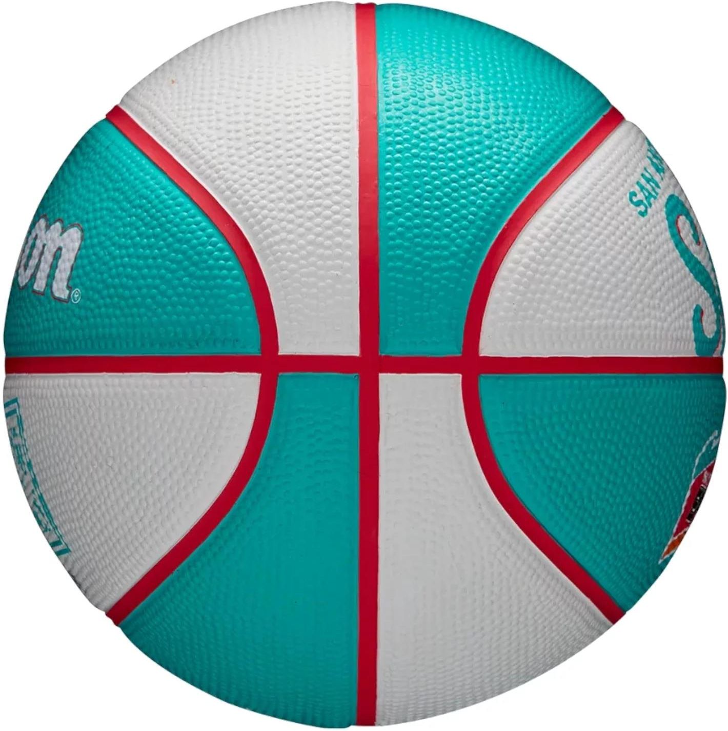 Wilson Nba Team Retro San Antonio Spurs Mini Ball Wtb3200Xbsan Zielone ...