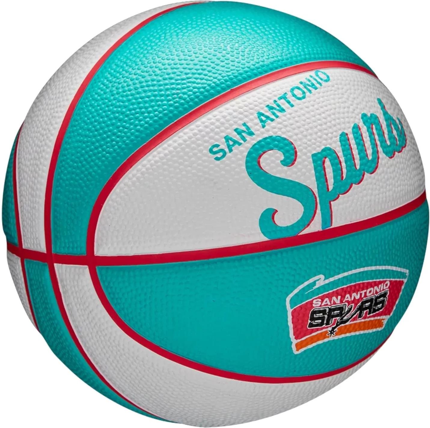 Wilson Nba Team Retro San Antonio Spurs Mini Ball Wtb3200Xbsan Zielone ...