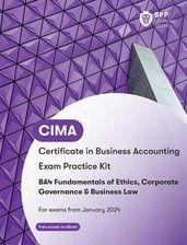 CIMA BA4 Fundamentals of Ethics, Corporate Governance and Business Law ...