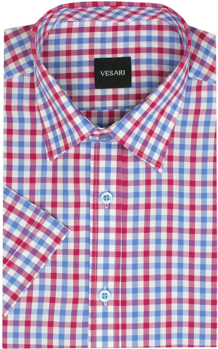 Koszula Vesari (Vistula) - Kr. Rękaw - Kolorowa Kratka ...