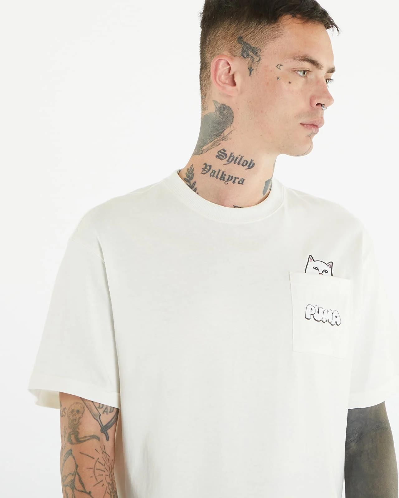Puma x RIPNDIP Pocket Tee Warm White - Ceny i opinie - Ceneo.pl