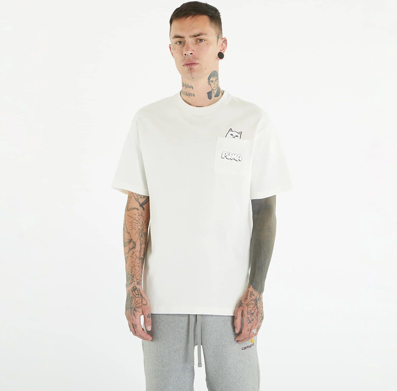Puma x RIPNDIP Pocket Tee Warm White - Ceny i opinie - Ceneo.pl