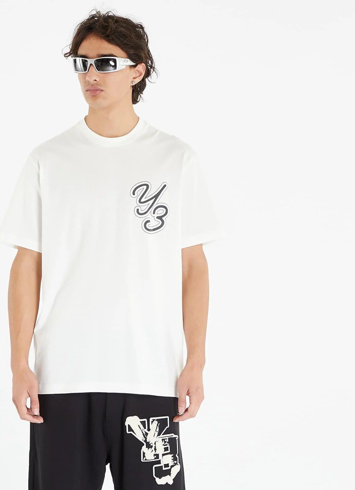 Y-3 Graphic Short Sleeve Tee Off White - Ceny i opinie - Ceneo.pl
