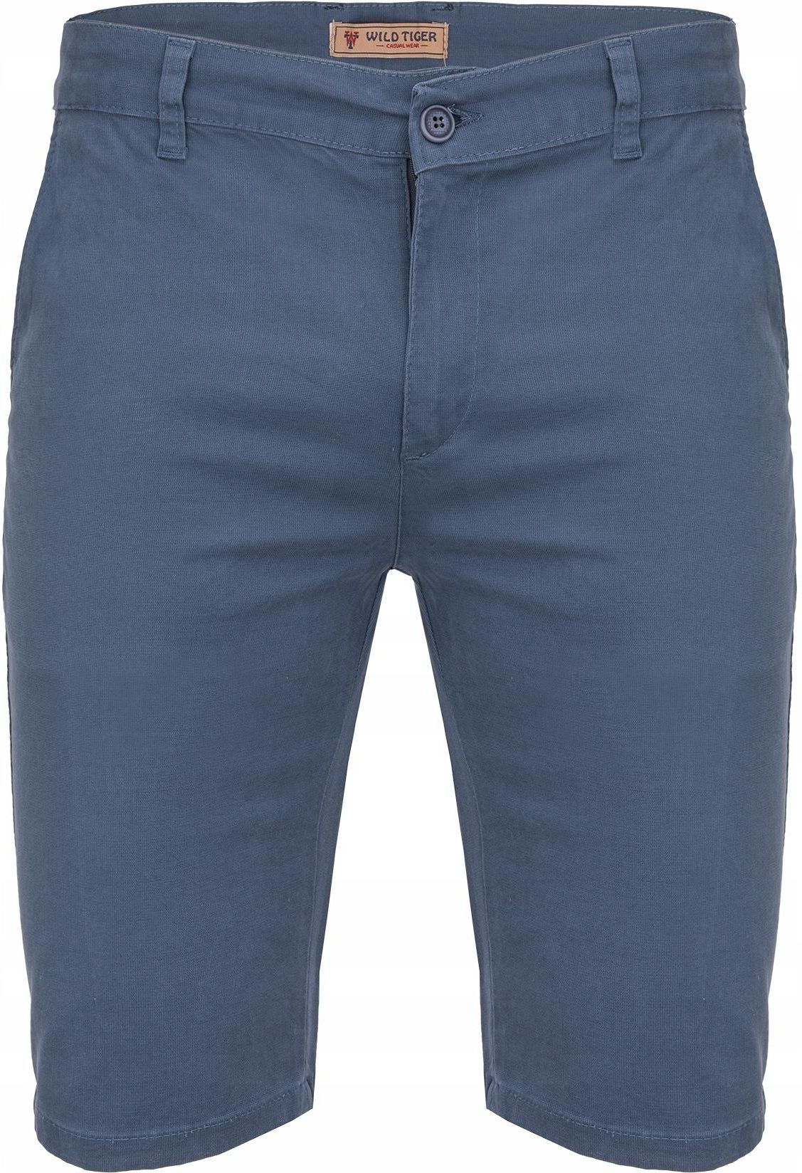 Spodenki Męskie Casual Chinosy Niebieskie Slim: 31 - Ceny i opinie ...