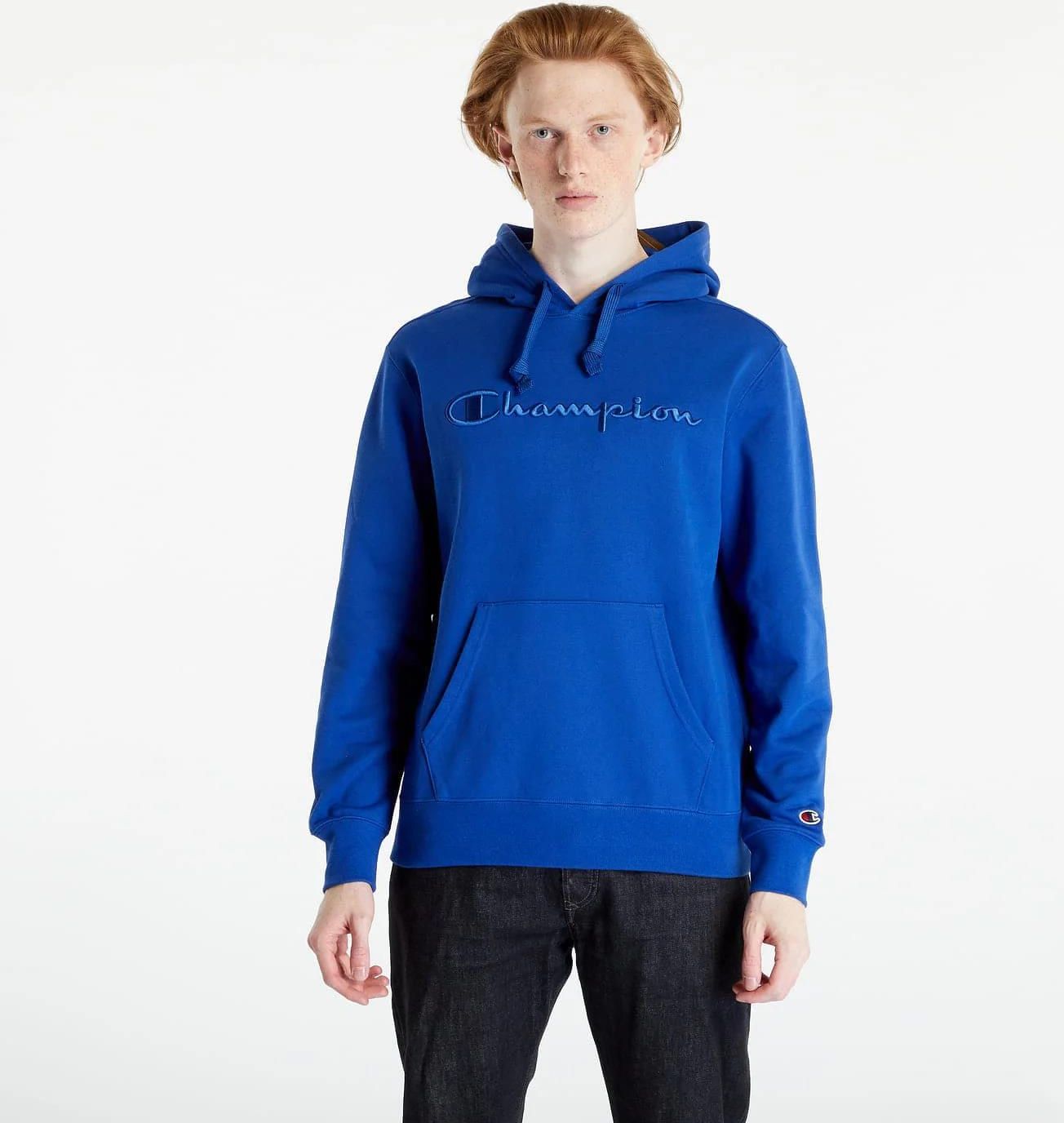 Champion Hooded Sweatshirt Blue - Ceny i opinie - Ceneo.pl