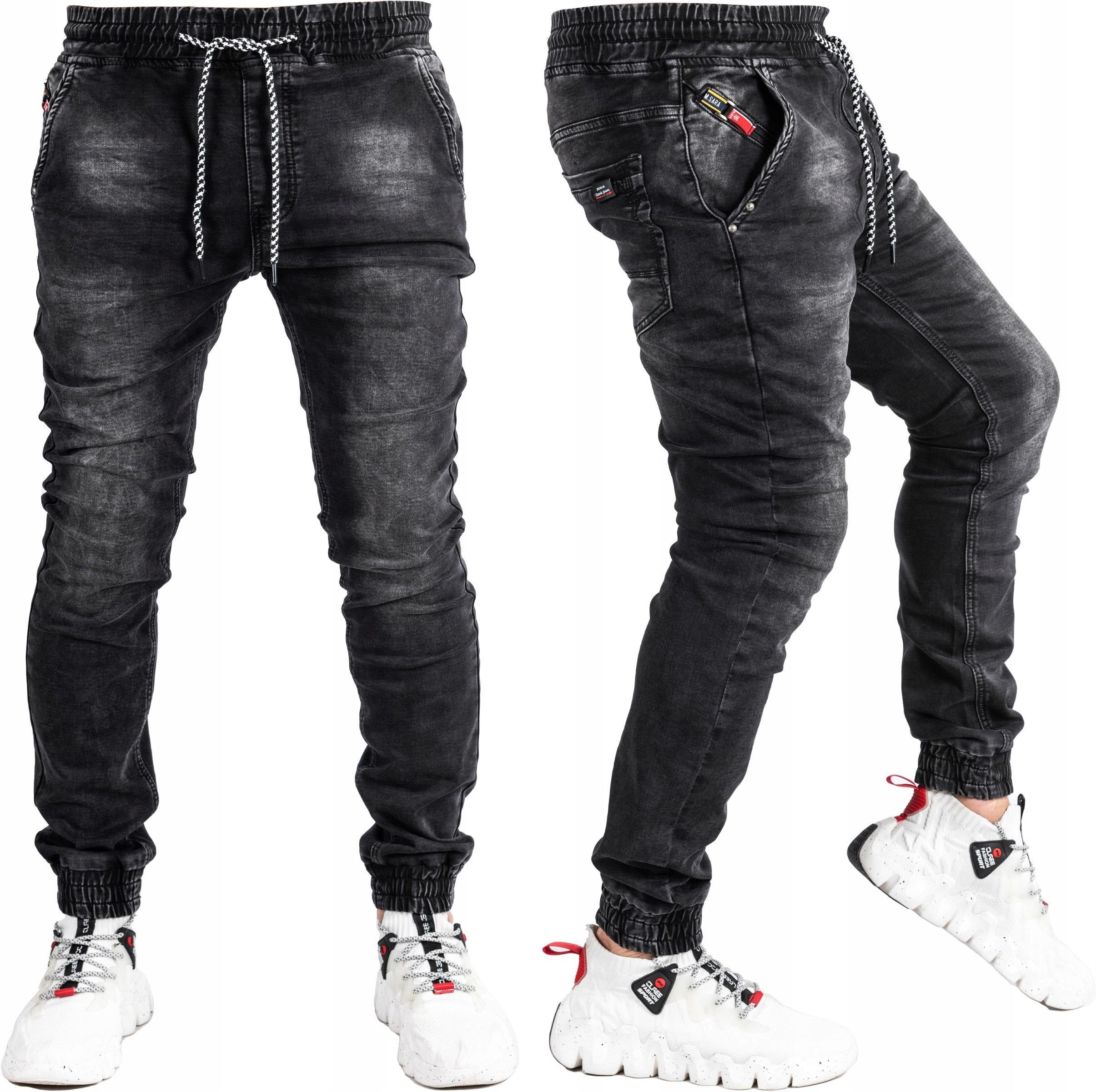 Spodnie jeansowe Joggery męskie czarne Horus r.30 - Ceny i opinie ...