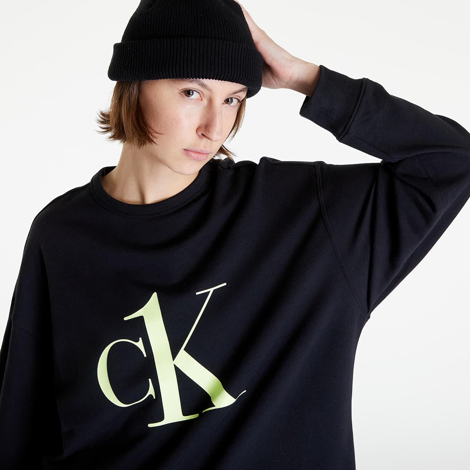 Calvin Klein Ck1 Cotton Lw New L/S Sweatshirt Black - Ceny i opinie ...