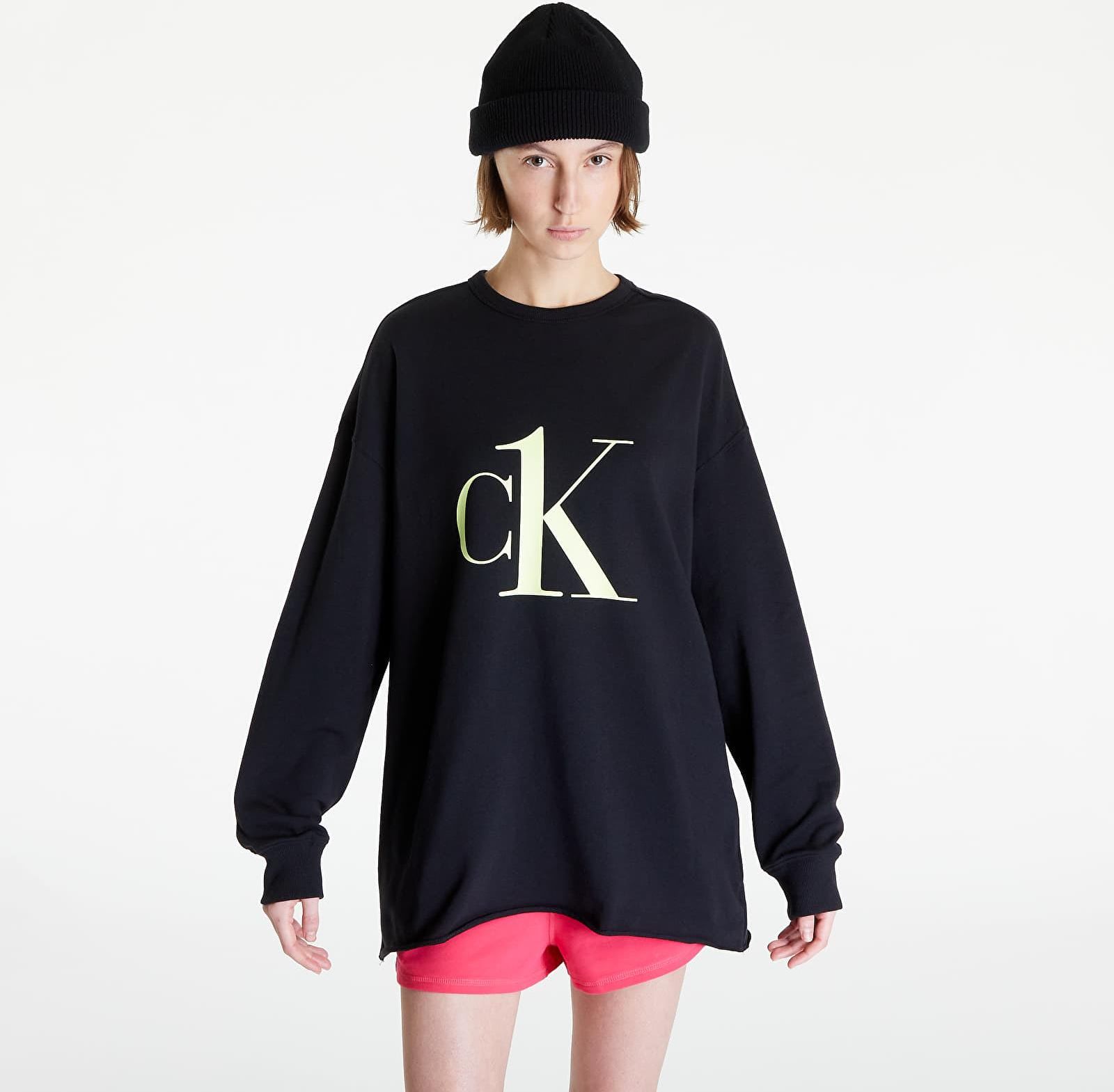 Calvin Klein Ck1 Cotton Lw New L/S Sweatshirt Black - Ceny i opinie ...