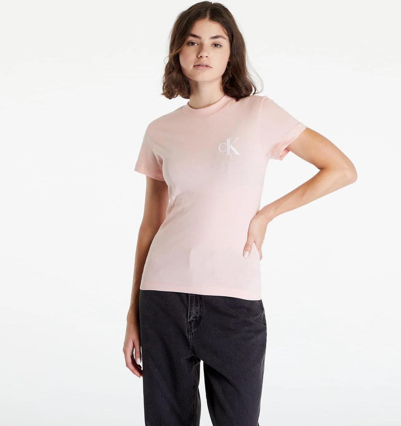 Calvin Klein Relaxed Fit T-Shirt Pink - Ceny i opinie - Ceneo.pl