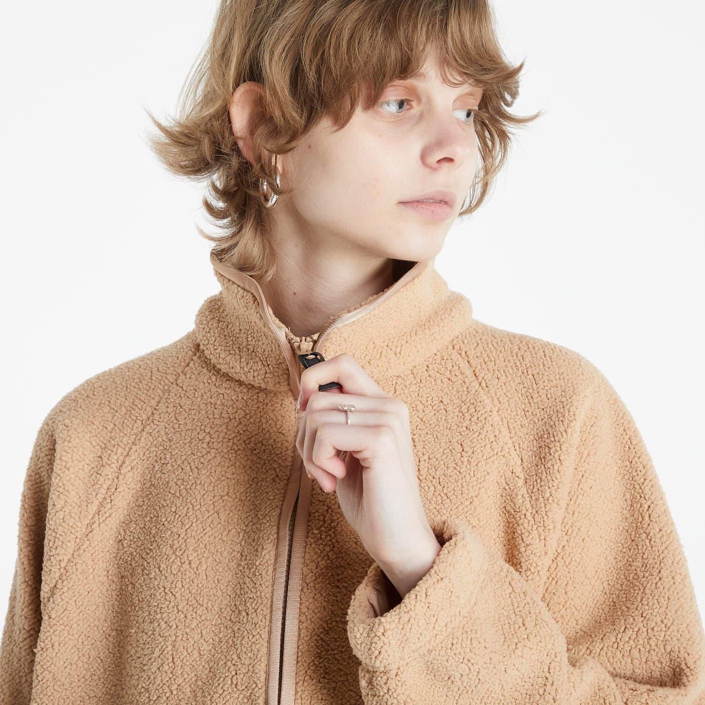 Nike Sherpa Fleece Jacket Beige - Ceny i opinie - Ceneo.pl
